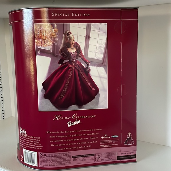 Mattel | Toys | 202 Special Edition Holiday Celebration Barbie Nib Gown ...